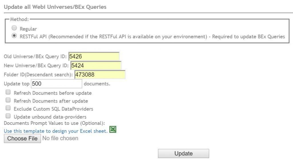 Re-point Webi reports converted from Deski to Freehand SQL