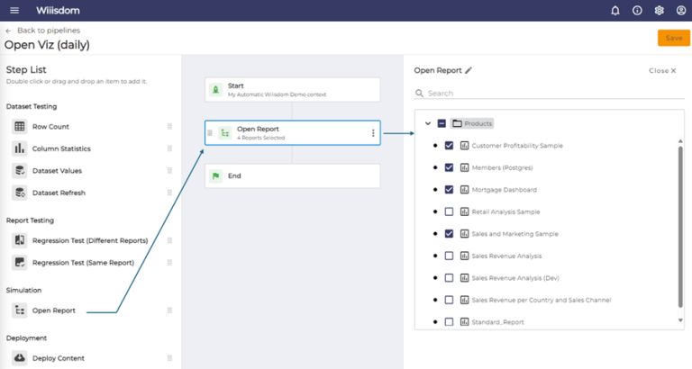 Simulating and Validating User Interactions with Power BI Reports