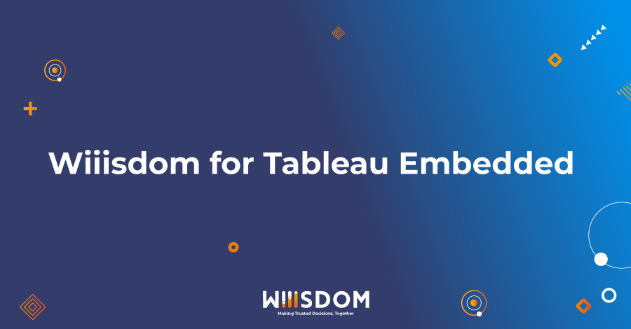 Wiiisdom for Tableau Embedded